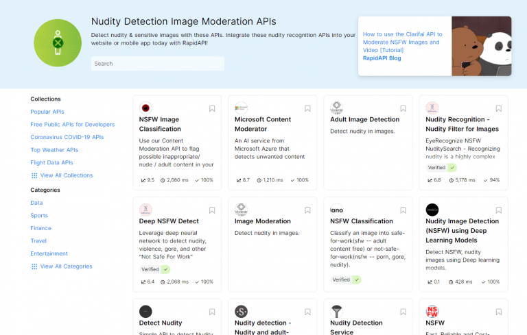 NN Models: Neural Network Models And APIs For Nudity Detection [NN Nudes]